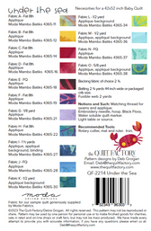 Downloadable Under the Sea Quilt Pattern – The Quilt Factory