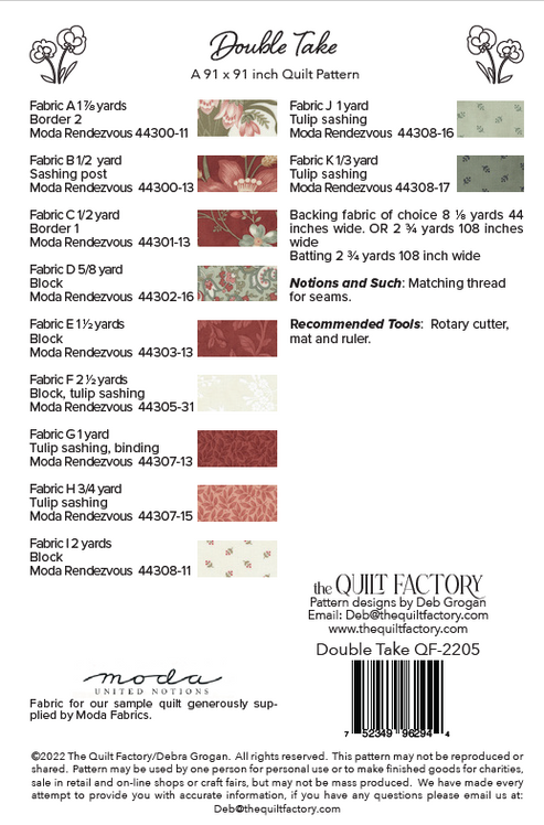 Downloadable Double Take Quilt Pattern – The Quilt Factory