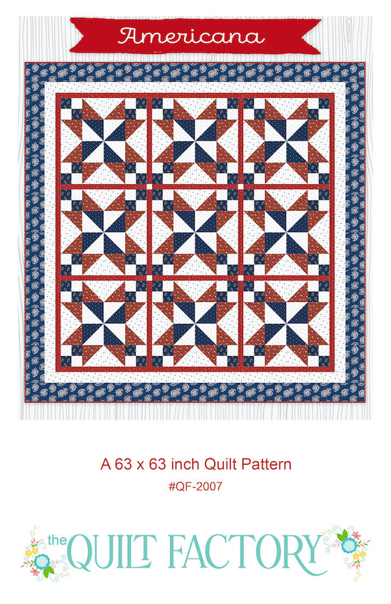 Downloadable Americana Quilt Pattern – The Quilt Factory