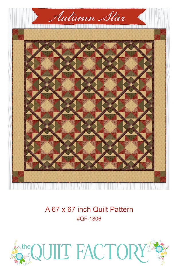 Downloadable Autumn Star Quilt Pattern – The Quilt Factory