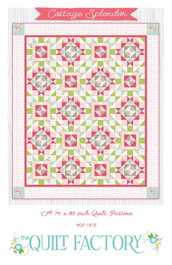 Downloadable Cottage Splendor Quilt Pattern – The Quilt Factory