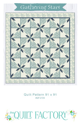 Downloadable Gathering Stars Quilt Pattern – The Quilt Factory