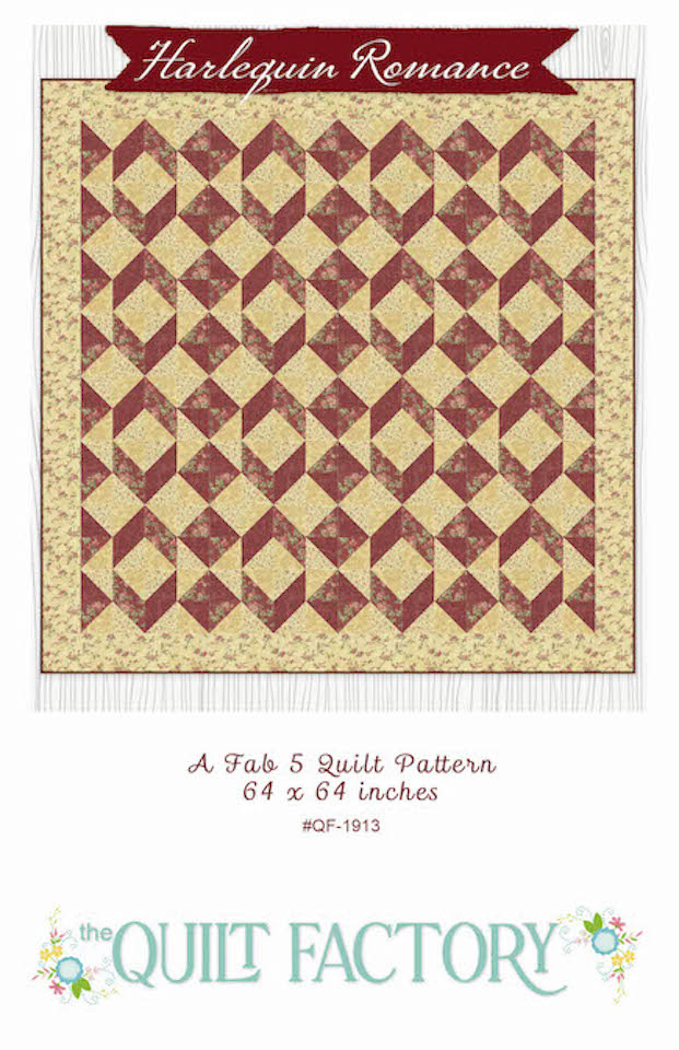 Downloadable Harlequin Romance Quilt Pattern – The Quilt Factory