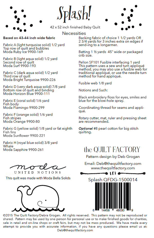 Downloadable Splash! Quilt Pattern – The Quilt Factory