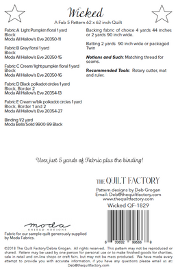 Downloadable Wicked Quilt Pattern – The Quilt Factory
