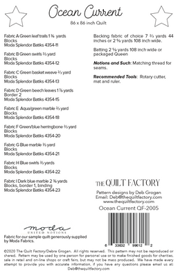 Downloadable Ocean Current Quilt Pattern – The Quilt Factory