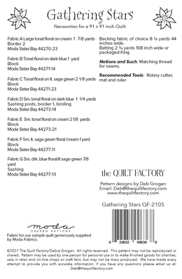 Downloadable Gathering Stars Quilt Pattern – The Quilt Factory